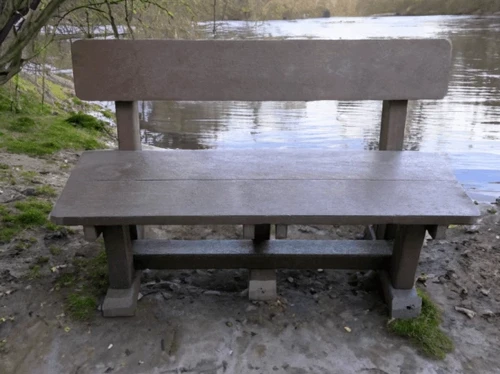 Discover the Flintstone Bench 1.2m: A Bedrock-Inspired Icon