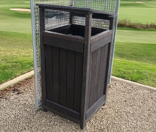 Golf Course Waste Dustbin | Green Furniture