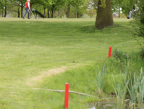 Golf Course Hazard Marker Post | Green Furniture