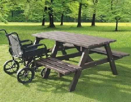 Wheelchair Accessible Outdoor Furniture | GreenFurniture