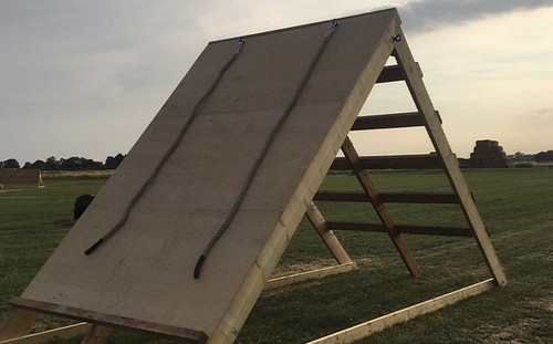 Spartan Rope Wall Obstacle Course | Green Furniture