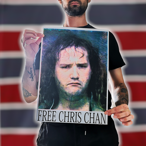 FREE CHRIS CHAN ART HAND PRINT (LIMITED OF 5) | LEGALISE SPICE | SCUMLIFE
