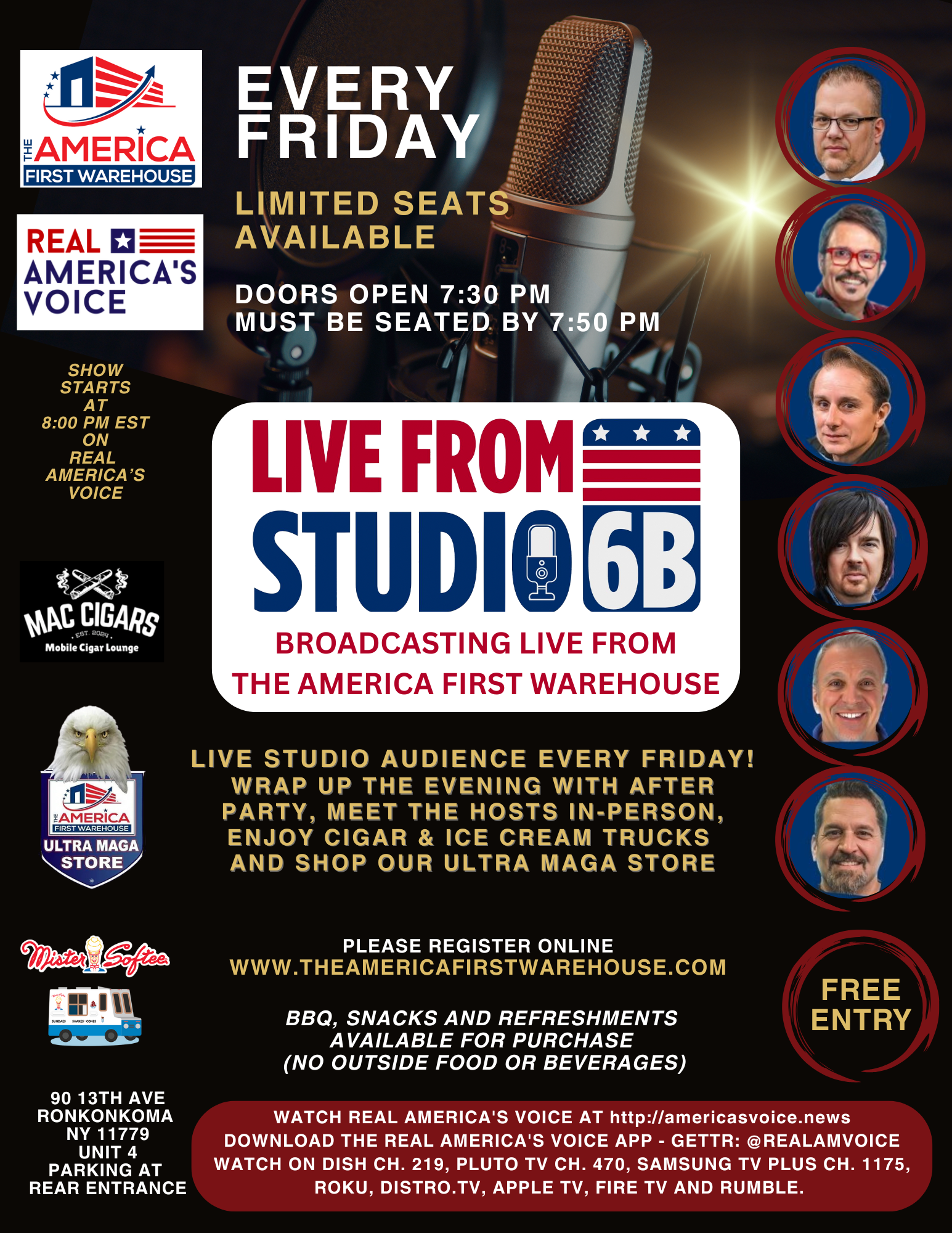 Live from Studio 6B - Live Audience | America First