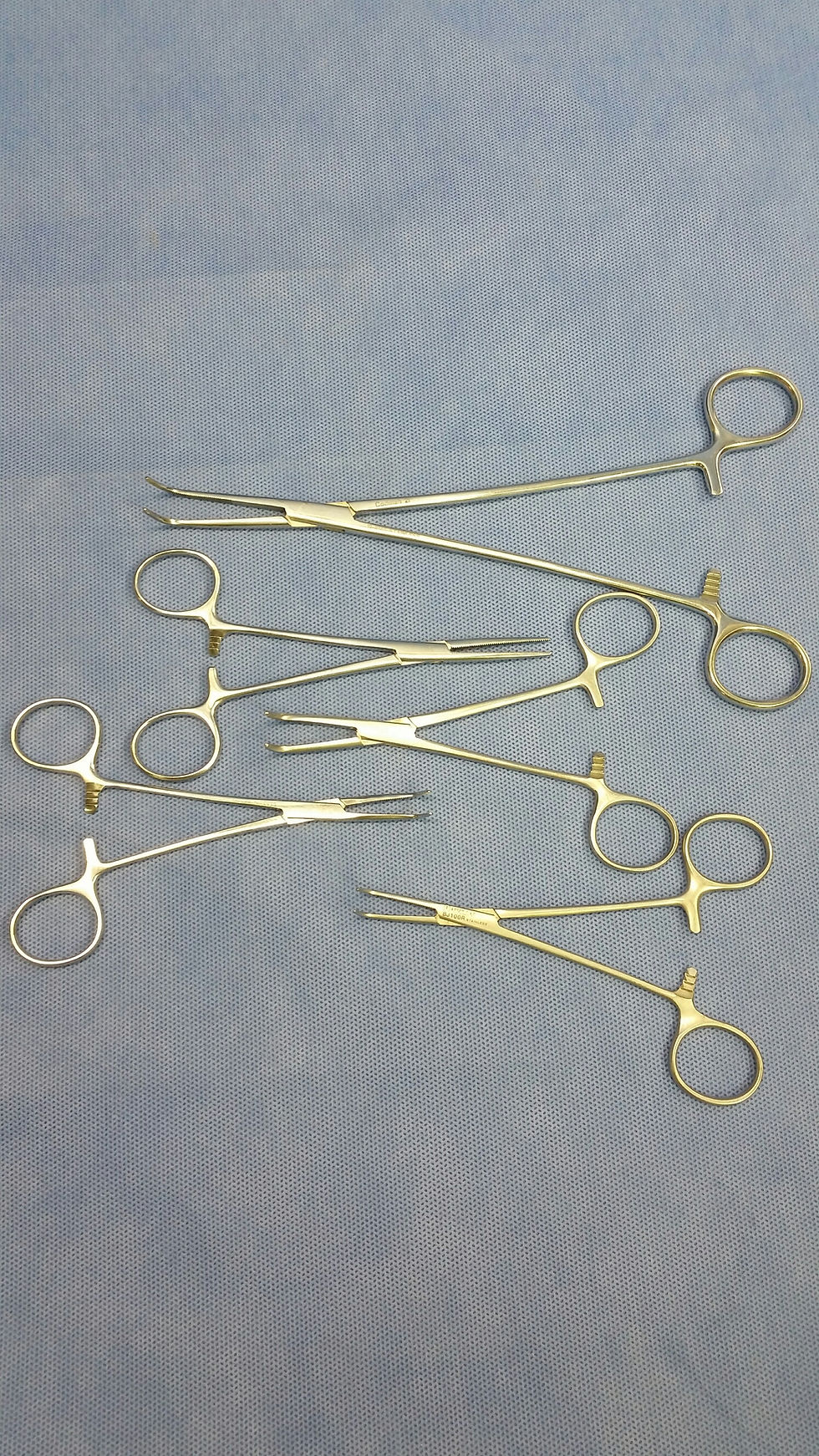 Lot of 5, Surgical Forceps/Clamps-Codman, Aesculap, Dittmar & Pilling ...