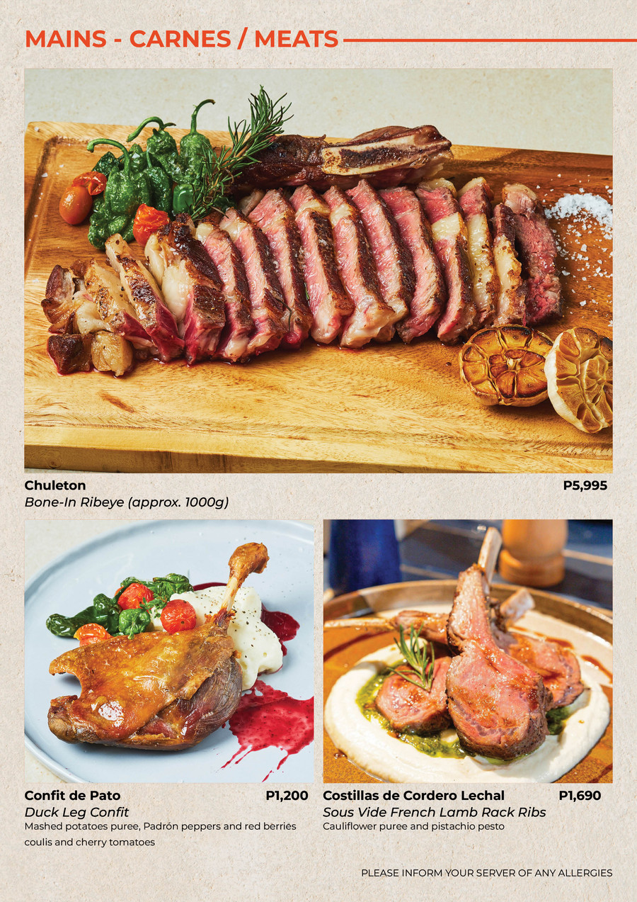 Terraza Martínez | Menu | BGC | Nikkei Group