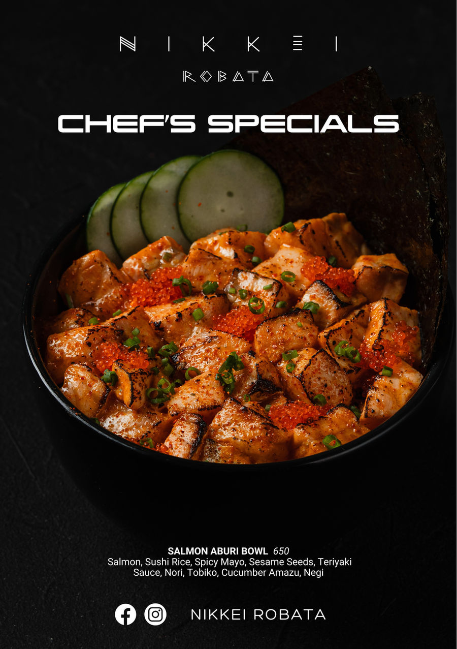 NIKKEI Robata Greenbelt Menu
