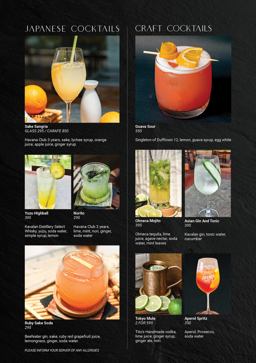 NIKKEI Japanese-Peruvian Cuisine | Rockwell Branch Menu