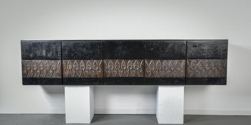 Wall mounted Brutalist sideboard, 1960 | Mister Parker def