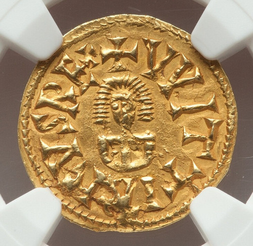 603-610 AD Visigoths Witteric gold Tremissis MS-62 NGC Emerita mint ...