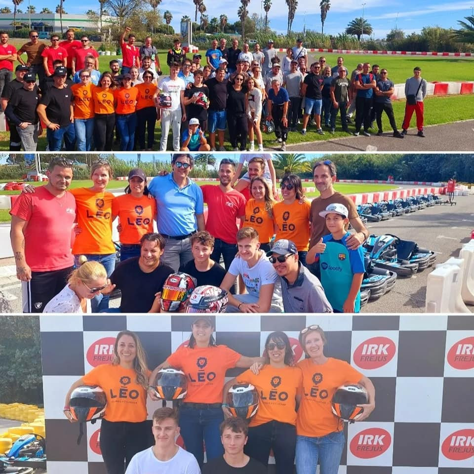 La team Léo à Kart On Rouge!