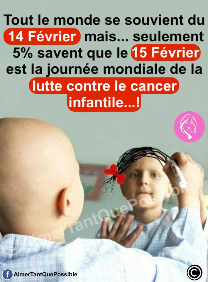 Lutte contre les cancers pédiatriques JOURNEE MONDIALE
