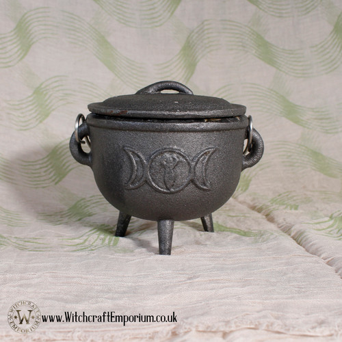 Triple Moon Goddess Cauldron | Witchcraft Emporium