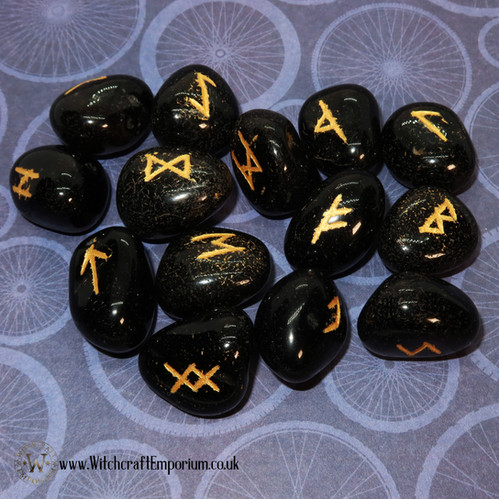Black Onyx Runes | Witchcraft Emporium