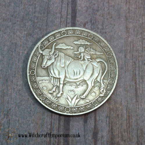 Taurus - Zodiac Divination Coin | Witchcraft Emporium