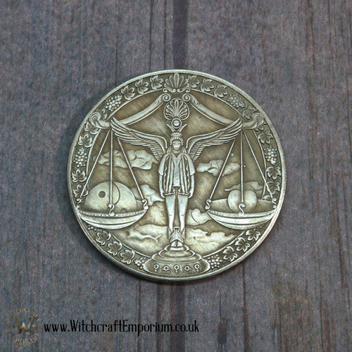 Libra - Zodiac Divination Coin | Witchcraft Emporium