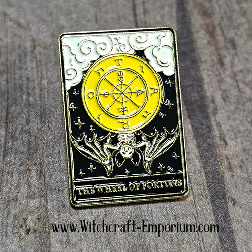 The Wheel of Fortune Pin | Witchcraft Emporium