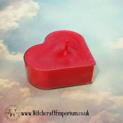 Heart Tealight Candles | Witchcraft Emporium