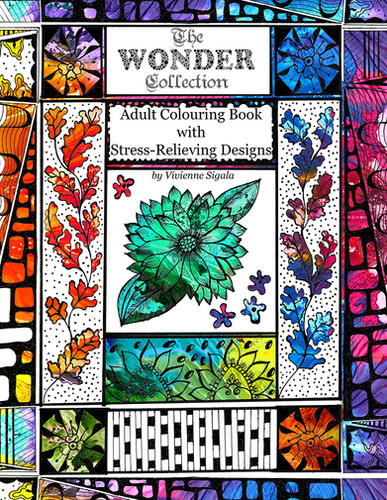 The Wonder Collection - Adult Colouring Book with Stress Relieving ...