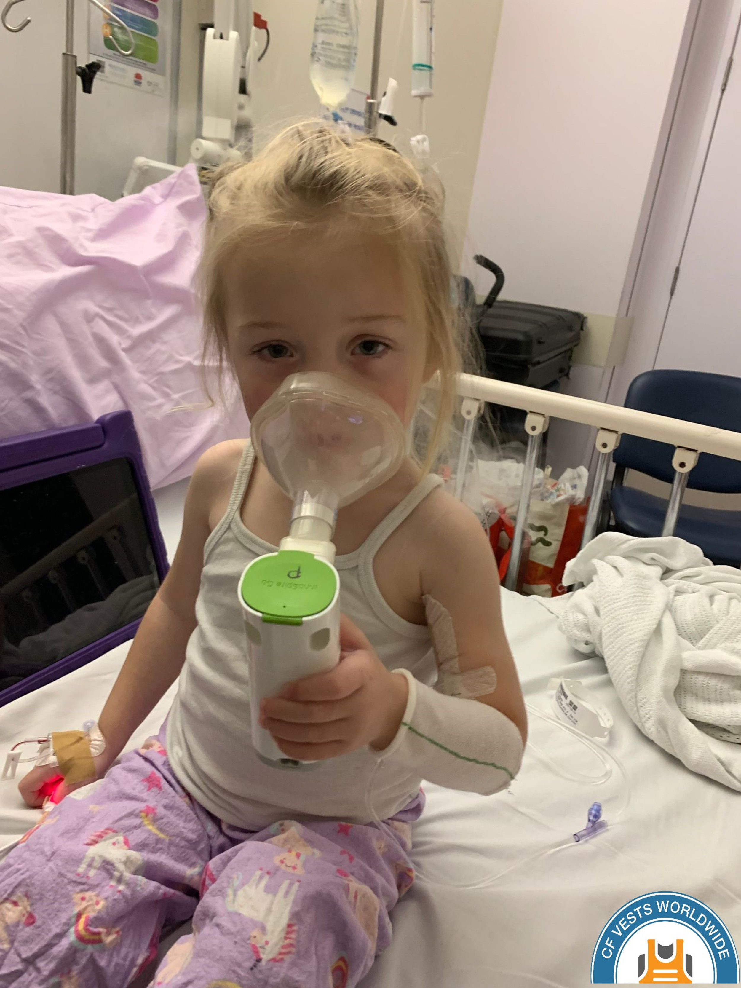 Donating Hill Rom Cystic Fibrosis Vest: Isabella's Story in Australia