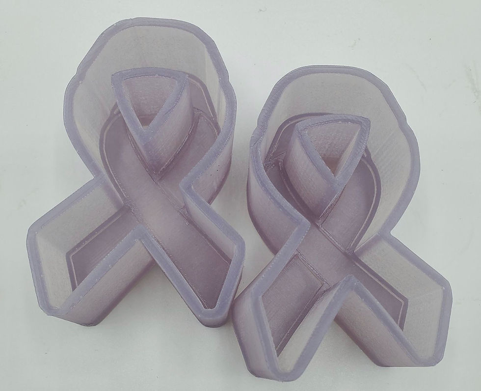 Awareness Ribbon Vent Clip Freshie Molds | Hay Auby J Designs