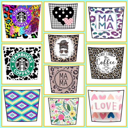 Latte Cup Sleeve (Drip or Regular) Cardstock | Hay Auby J Designs