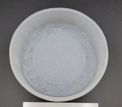 Cow Print Round Freshie Mold | Hay Auby J Designs