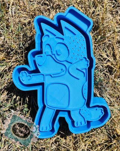 Bluey Character Silicone Freshie Mold | Hay Auby J Designs