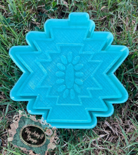 Aztec Stone Silicone Freshie Mold | Hay Auby J Designs