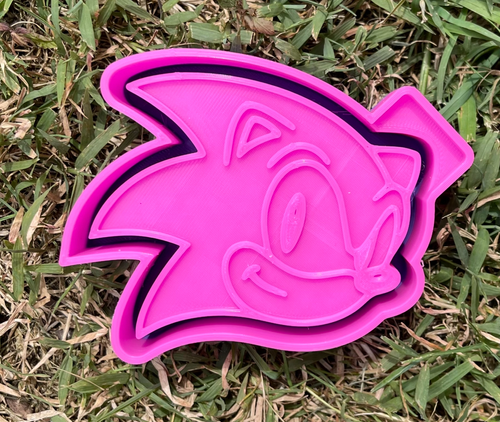 Sonic Head Silicone Freshie Mold | Hay Auby J Designs
