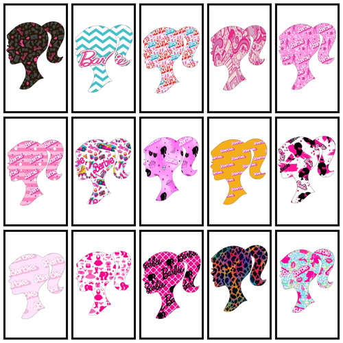 Barbie Head Cardstock for Bossy Boots Mold | Hay Auby J Designs