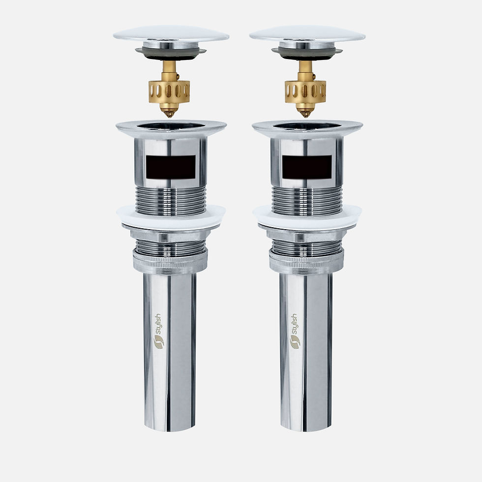 POP-UP DRAINS SET WITH OVERFLOW D-701C2 | Stylish International Inc.