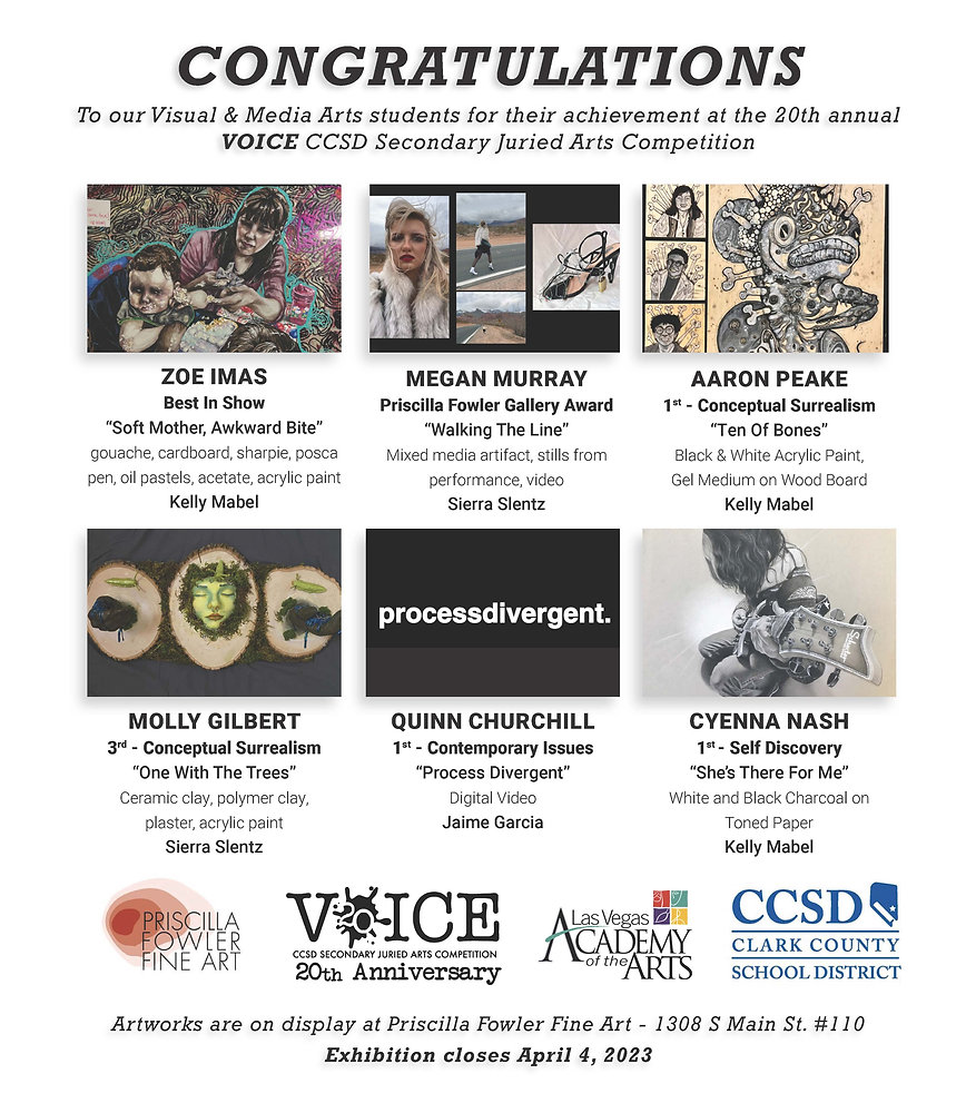 VOICE Art Competition Winners