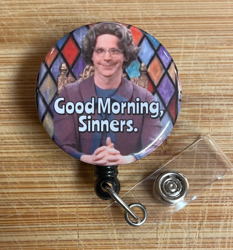 Church Lady - Sinners - Saturday Night Live | BadgeLadybyNerdWear