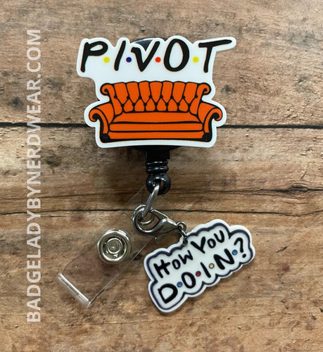 Friends - Pivot - Couch | BadgeLadybyNerdWear