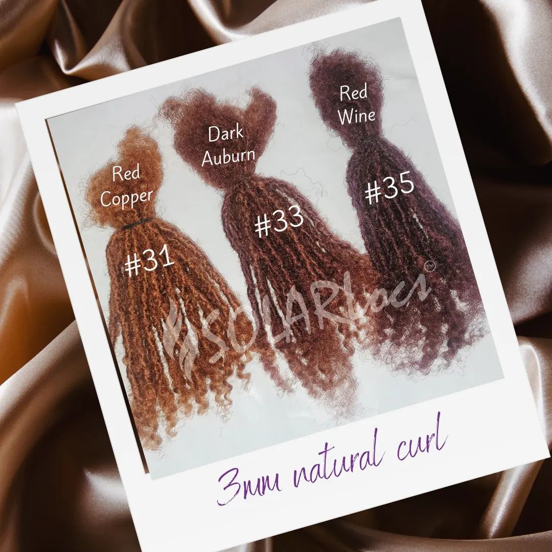 100-Solid Color NATURAL Loc Extensions; 1mm-3mm | SolarLocs Extensions