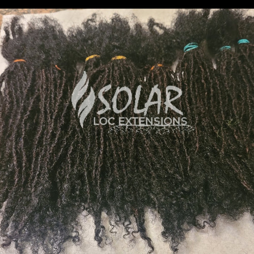100-Solid Color NATURAL Loc Extensions; 1mm-3mm | SolarLocs Extensions
