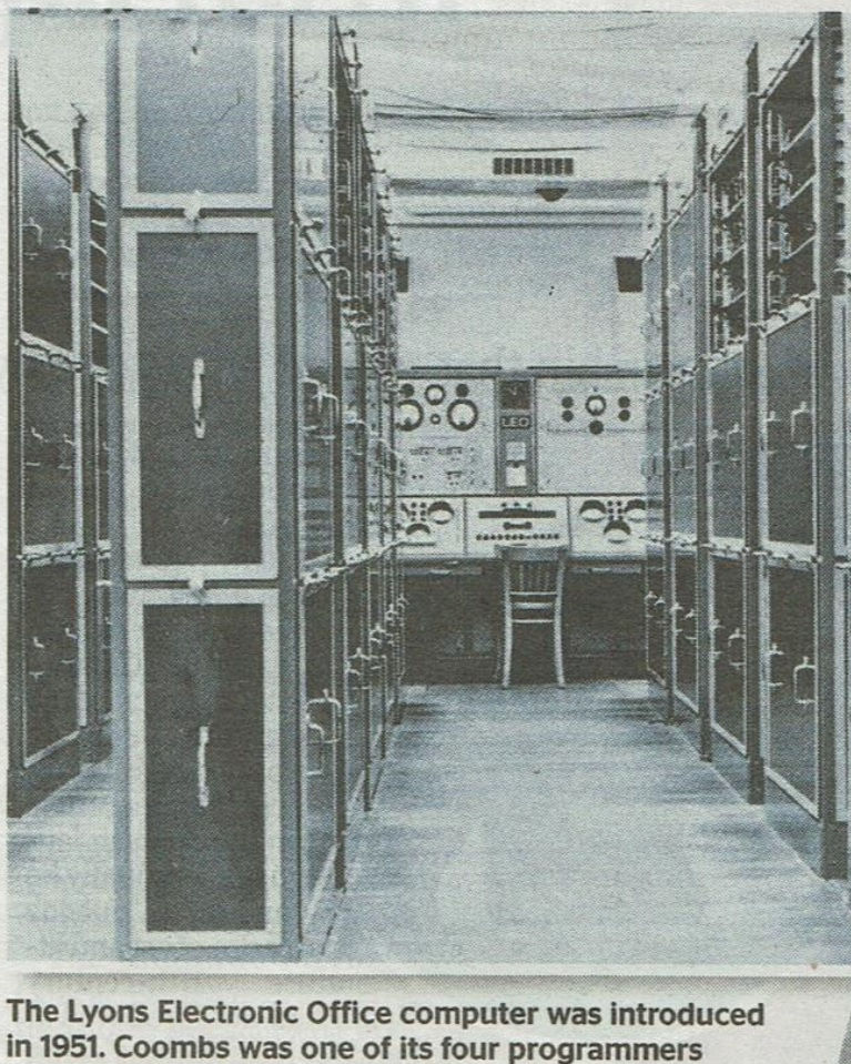 In 1951 Mary Coombs Became The First Female Commercial Programmer