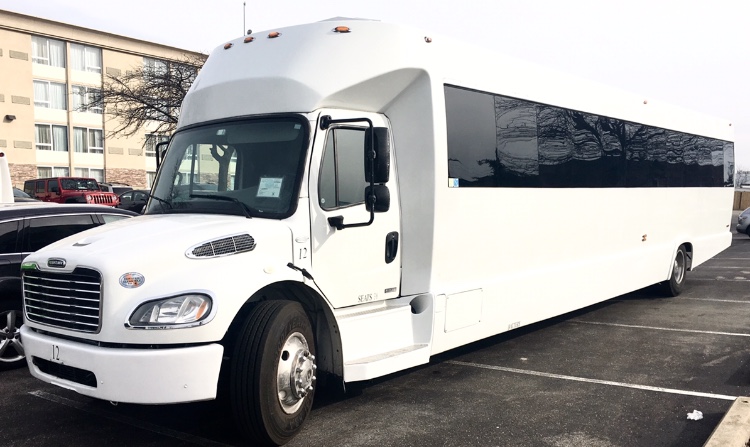Premium 45 Passenger Party Bus With Bathroom | CelebLux