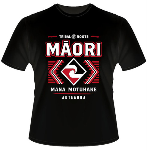 MAORI RED TEE | TRIBAL ROOTS AOTEAROA