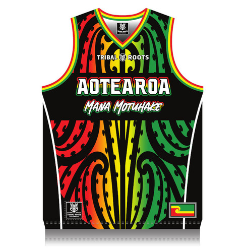 AOTEAROA RASTA SINGLET | TRIBAL ROOTS AOTEAROA