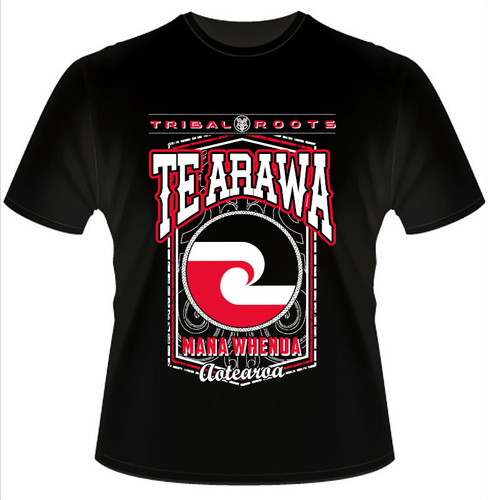 TE ARAWA T-SHIRT | TRIBAL ROOTS AOTEAROA