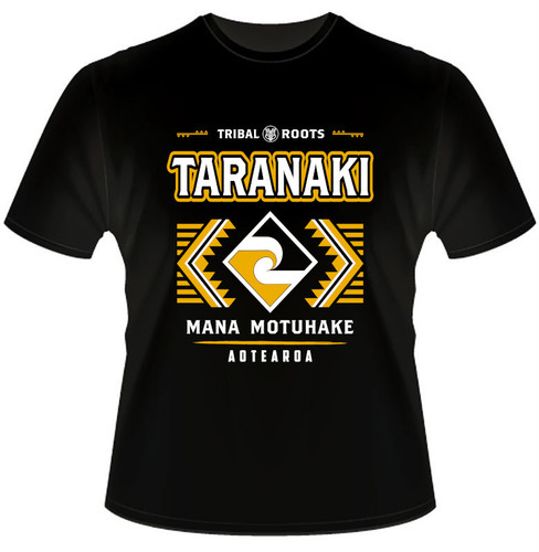 TARANAKI TEE | TRIBAL ROOTS AOTEAROA