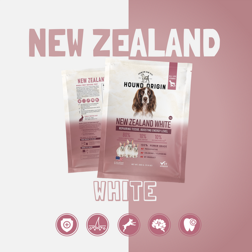New Zealand White™ - 500 g. | Hound Origin