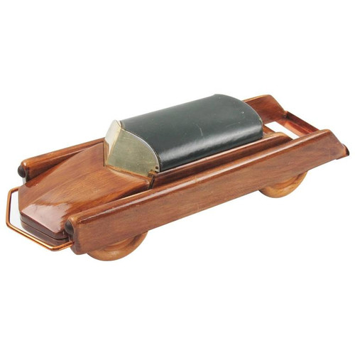 Mid-Century French Wooden Box Citroen DS Model Car Design | Blue Iris ...
