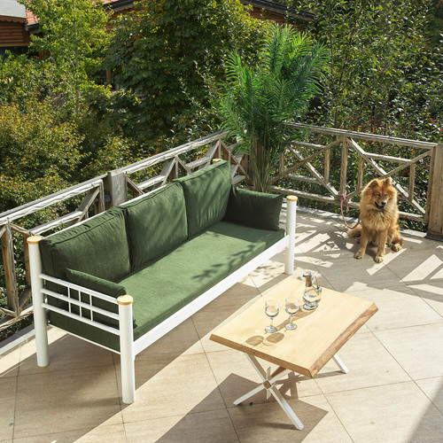 Kappis - White, Green | Floriane Garden