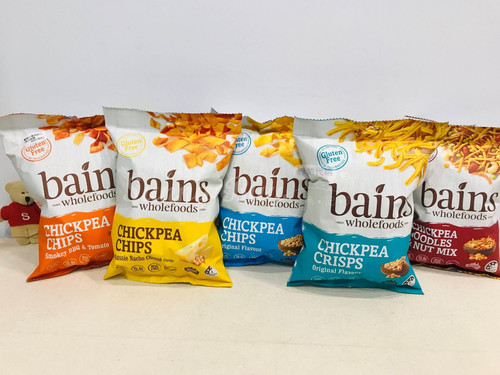 【Sunny Buy】Bains Wholefoods Chickpea Chips/Crisps/Noodles&Nut Mix 100g ...