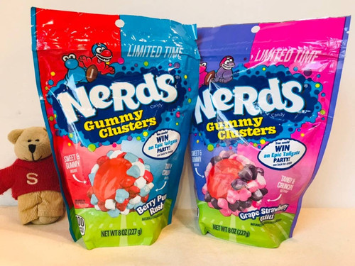 【Sunny Buy】Wonka Nerds Gummy Clusters Stand Up Bag-Berry Punch/Grape ...