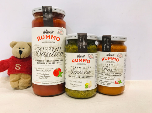 【Sunny Buy】Rummo Sauce-Pesto Rosso/Pesto Alla Genovese/Sugo Al Basilico ...