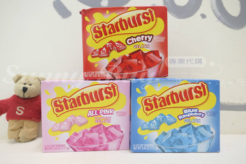 【Sunny Buy】Starburst Gelatin Cherry/All Pink/Blue Raspberry 6.5 Cup ...