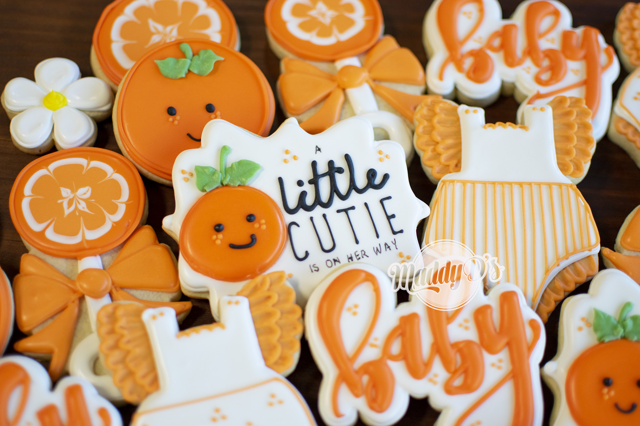 Kids and baby shower cookies